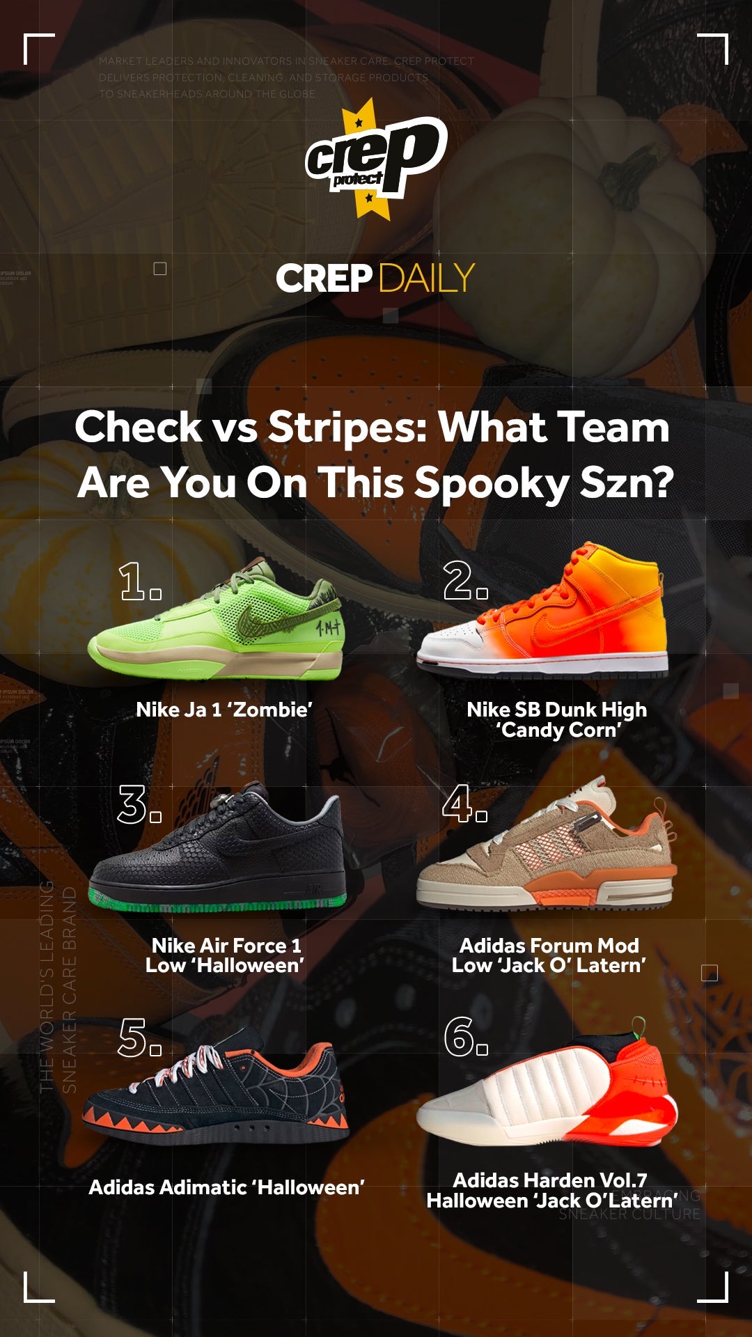 Check vs Stripes: What Team Are You On This Spooky SZN – CrepProtect