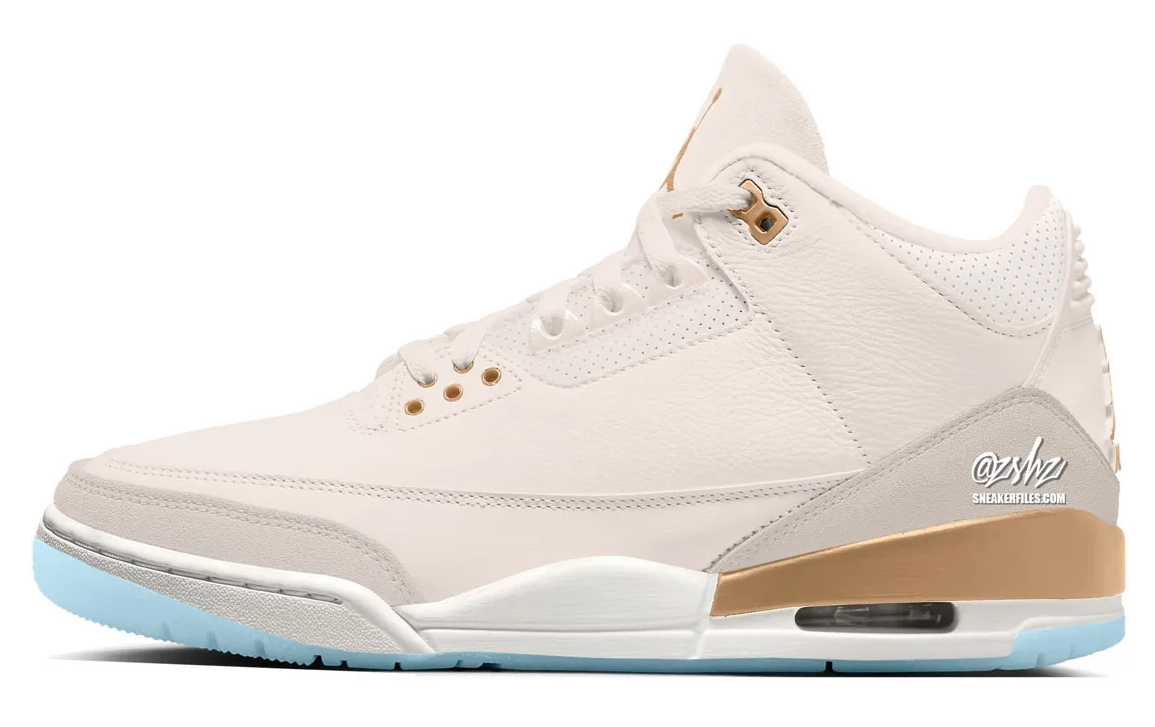 Air Jordan 3 is Treated to a Luxurious ‘Champagne and Oysters’ Paint-U ...